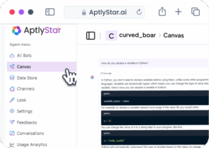 AptlyStar | Build AI Agents With No-Code AI Agent Platform